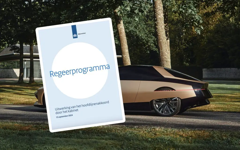 Regeerprogramma kabinet-Schoof: plannen wegverkeer en autobelastingen - All cars news